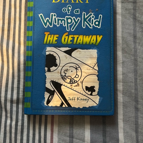 wimpy kid | Other | Diary Of A Wimpy Kid The Getaway Blue Cover | Poshmark
